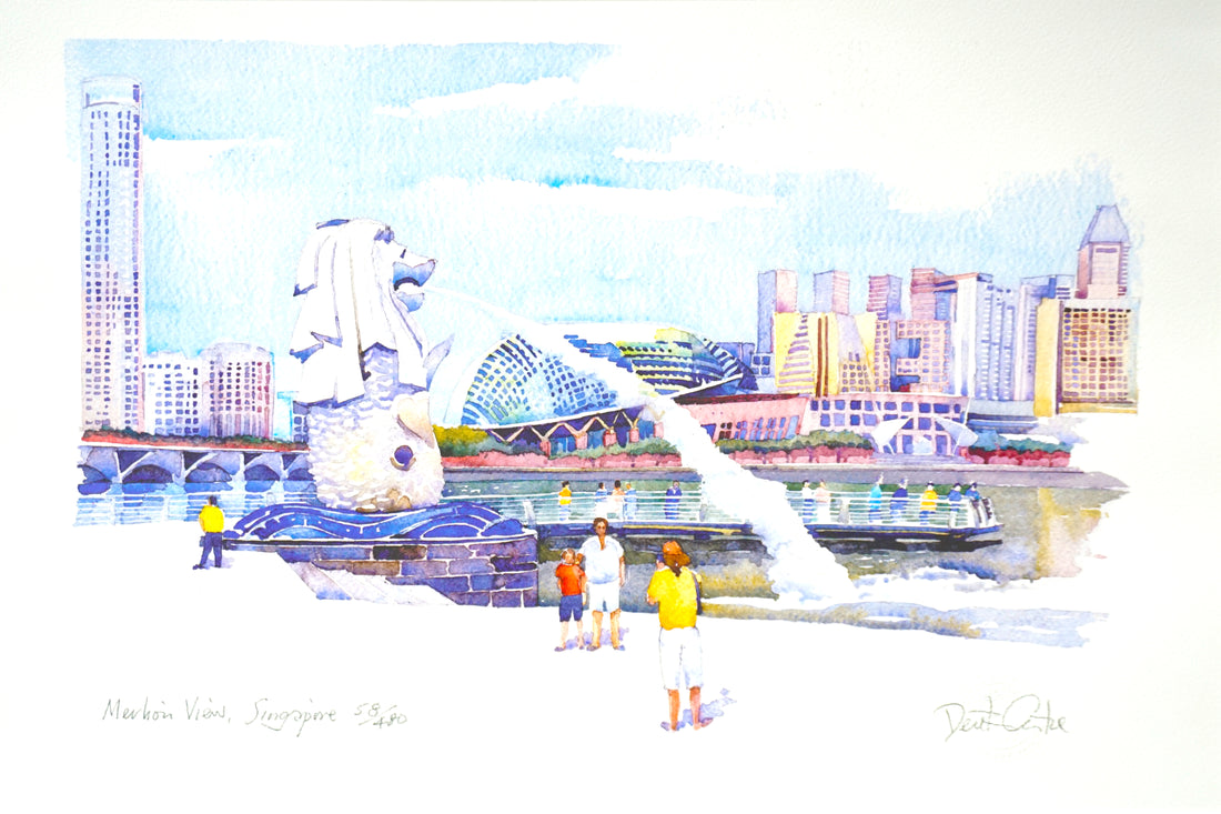 Merlion View, Singapore – Eagle's Eye Art Gallery